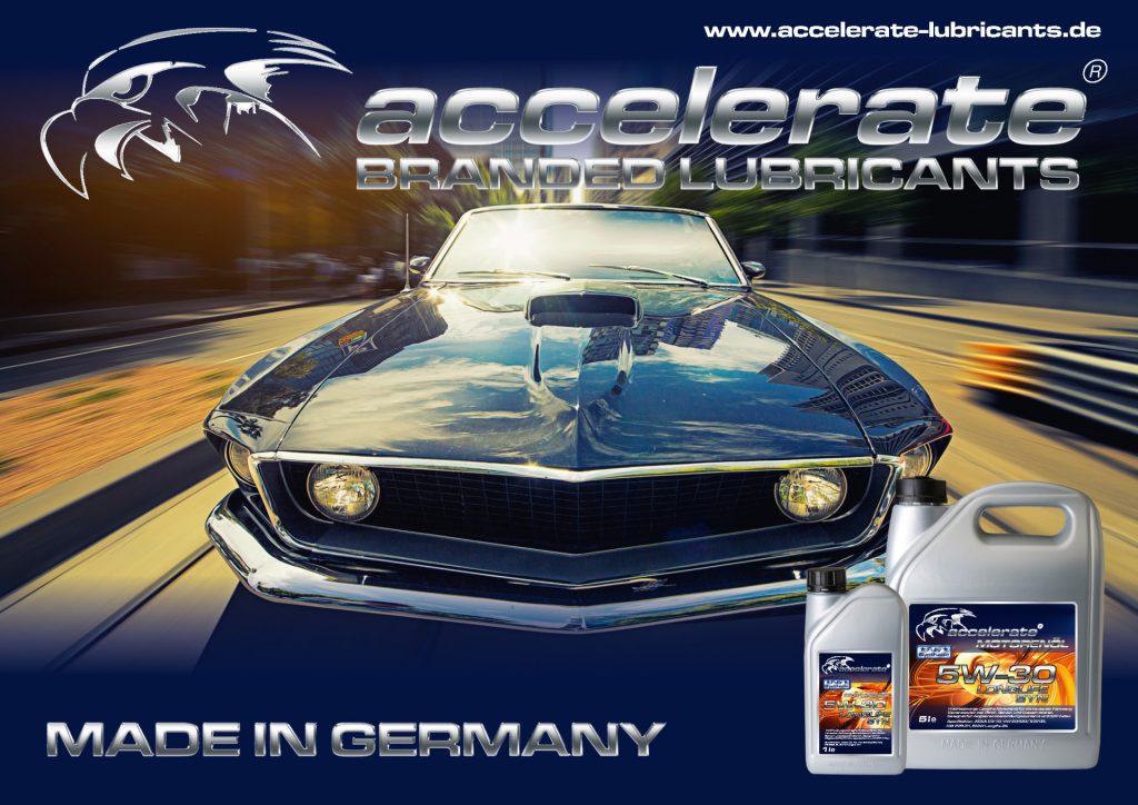 accelerate_Poster_MUSTANG – accelerate lubricants